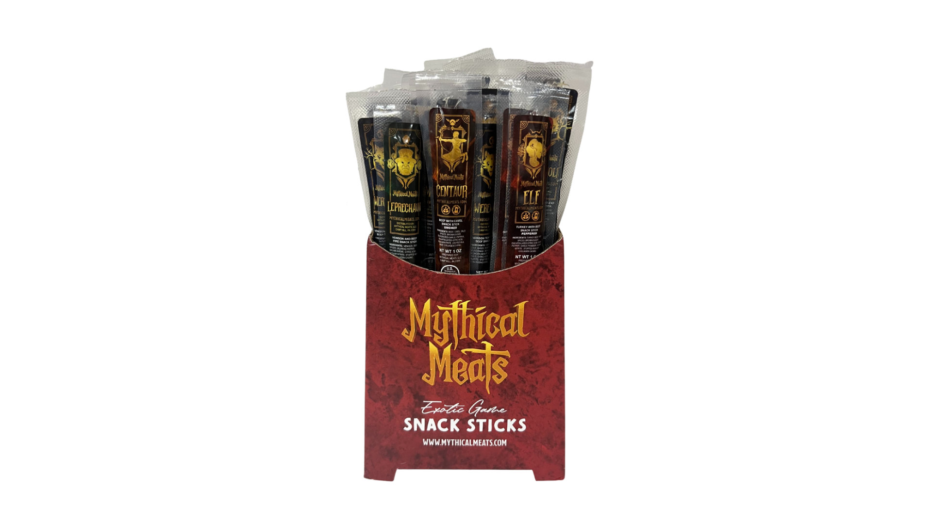 Mythical Meats® 48-Stick Countertop Display Box (Display Box Only - No ...